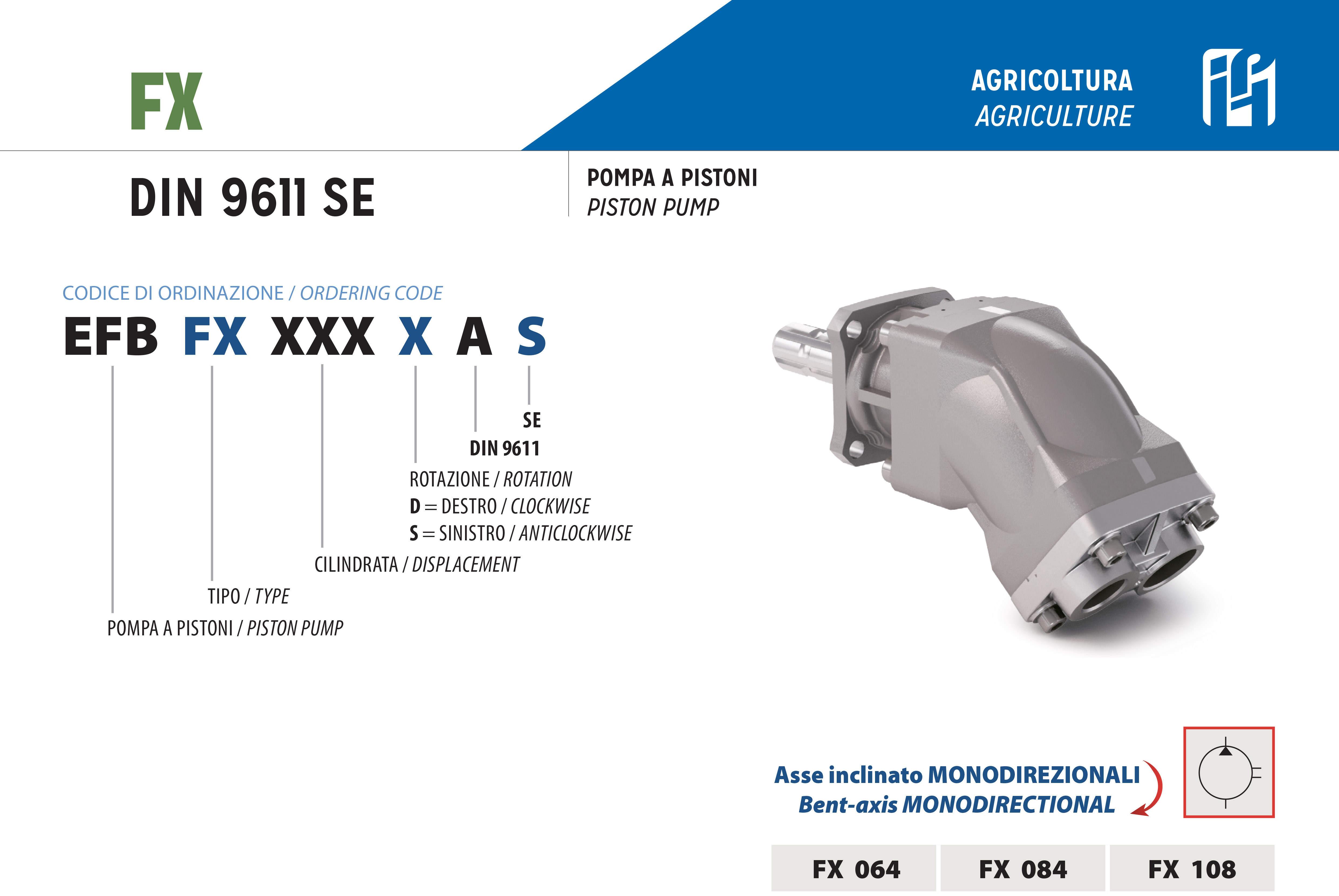 #Agricoltura - Series FX - DIN 9611 SE