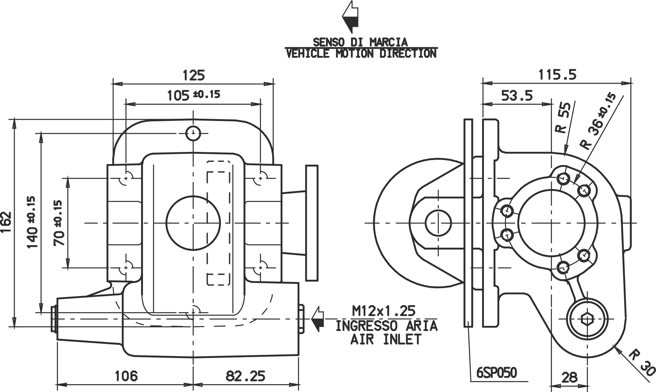 PTO Toma de fuerza 1627 Hydrocar