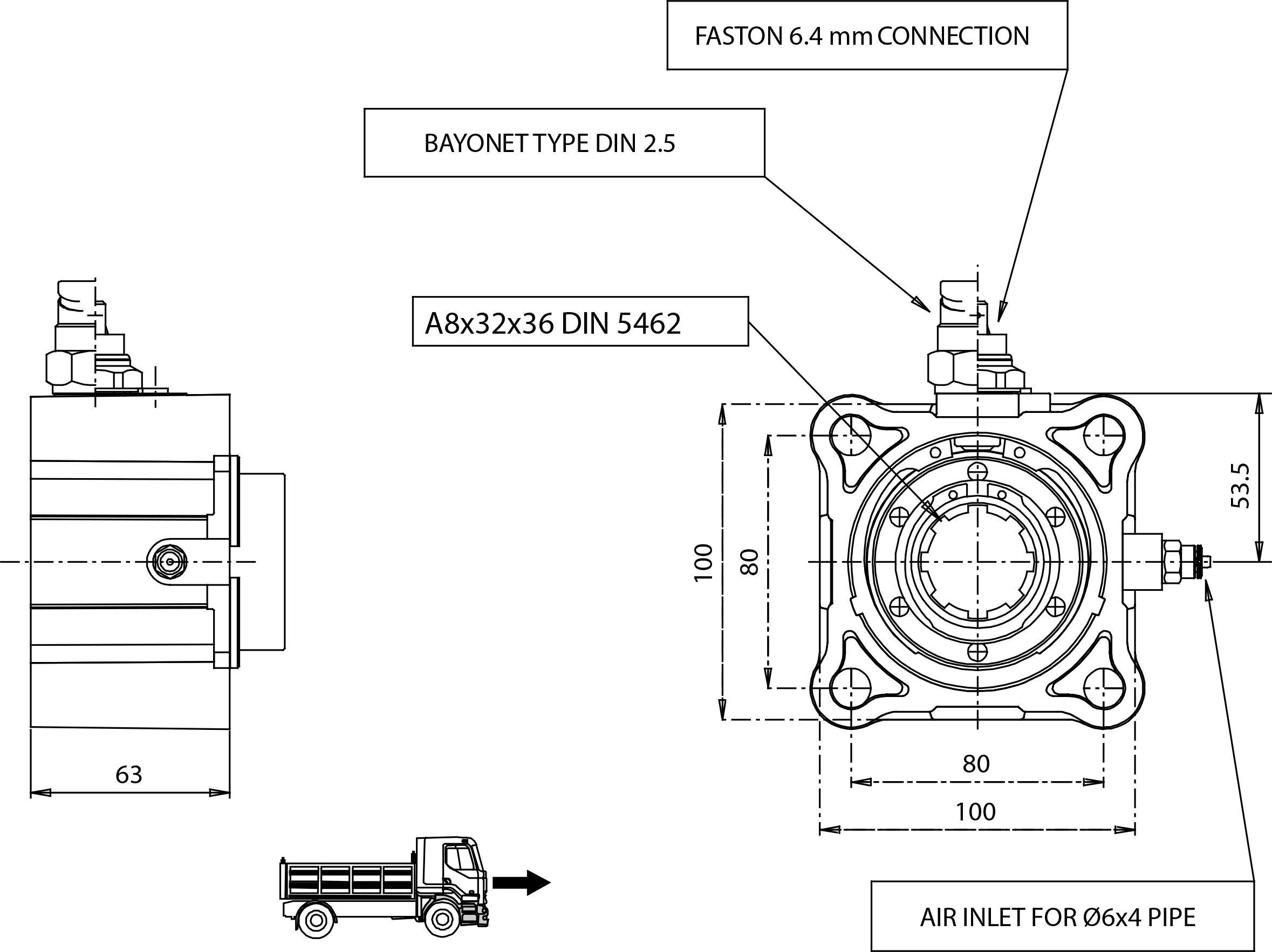 PTO Prise de mouvement 81Z1 Hydrocar